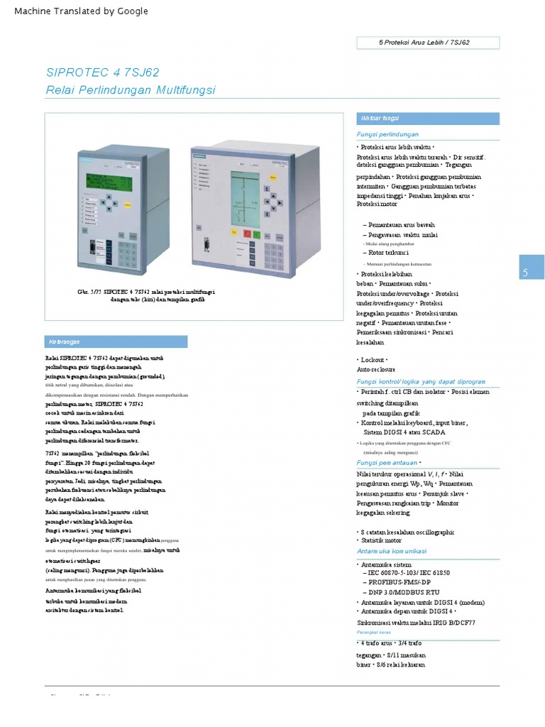 Catalog Relay Proteksi | PDF
