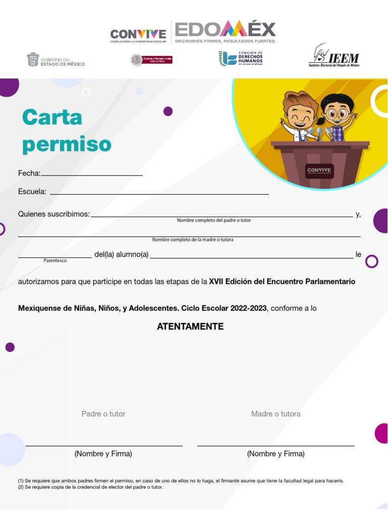 Carta Permiso | PDF