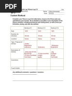NASM OPT Programming Template (PDF, 39k) | PDF | Strength Training ...