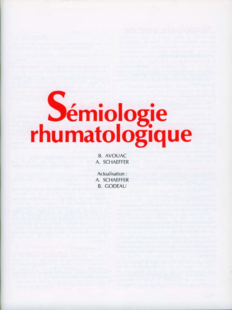 04 Rhumatologie | PDF