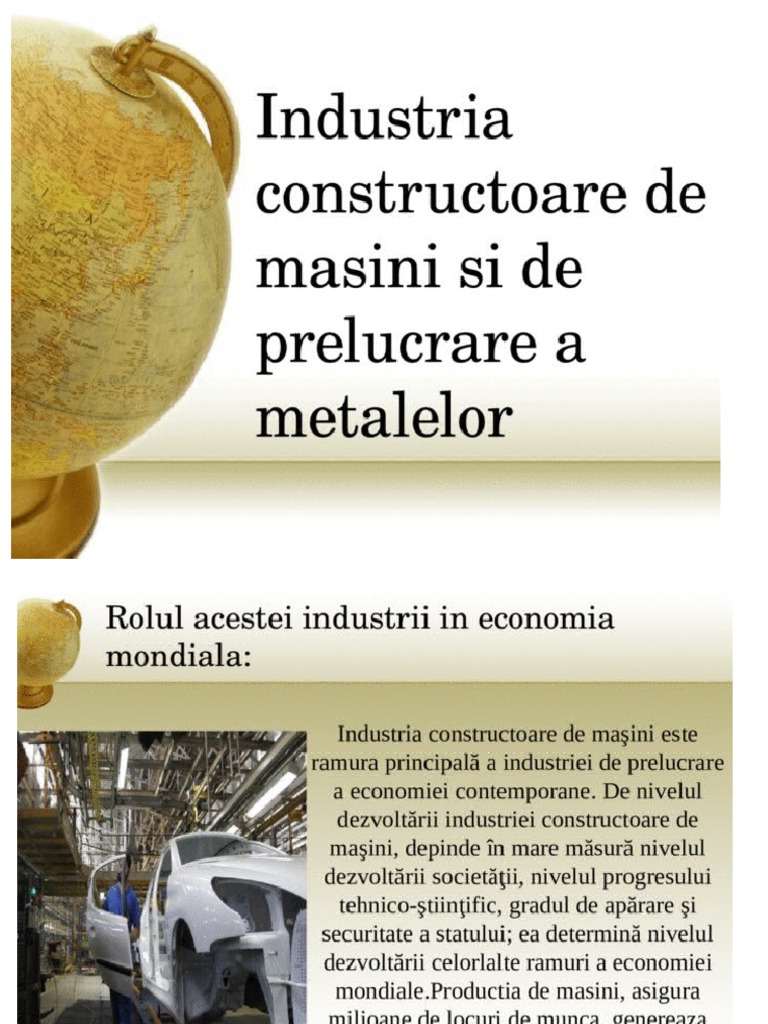 Industria Constructoare de Masini | PDF