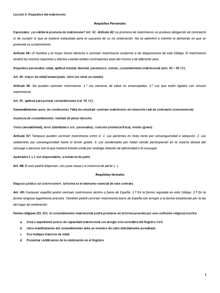 Lección II | PDF | Anulación | Matrimonio