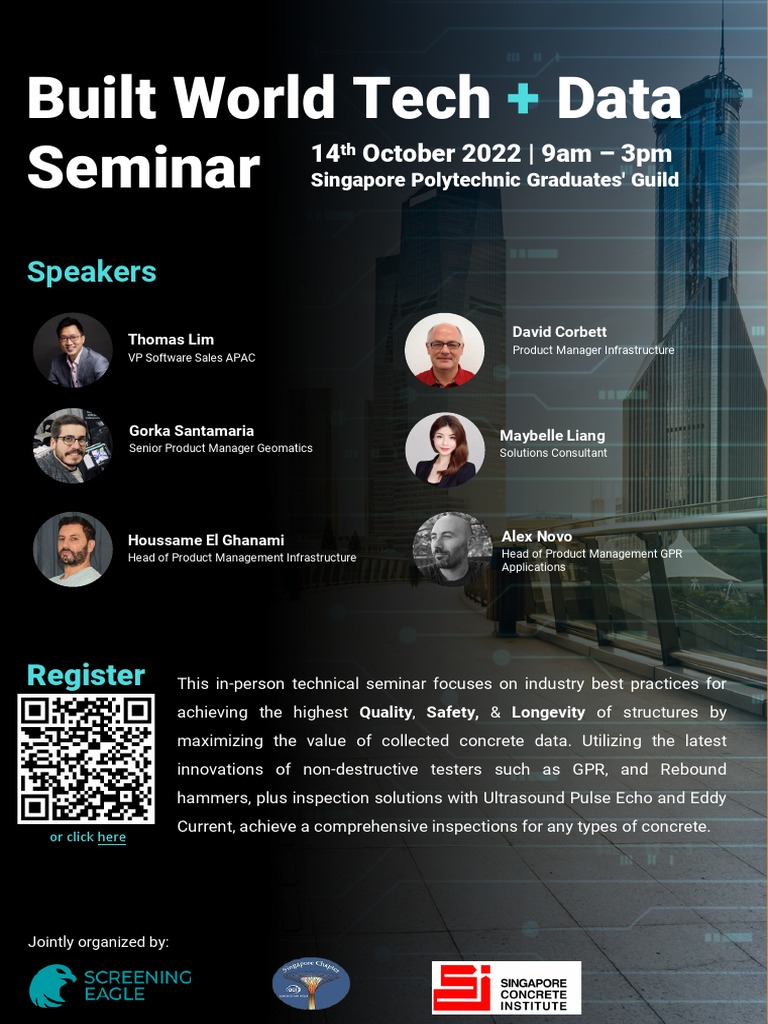 Built World Tech Data Seminar | PDF | Nondestructive Testing | Concrete