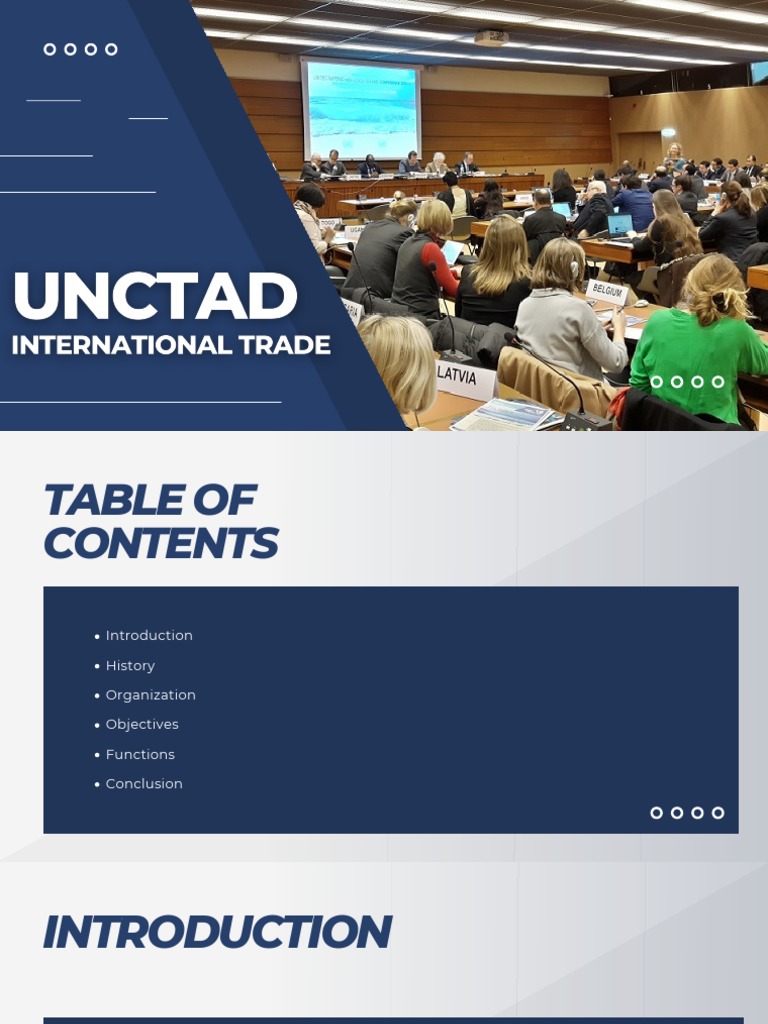 Blue Modern Company Profile Presentation | PDF | United Nations ...
