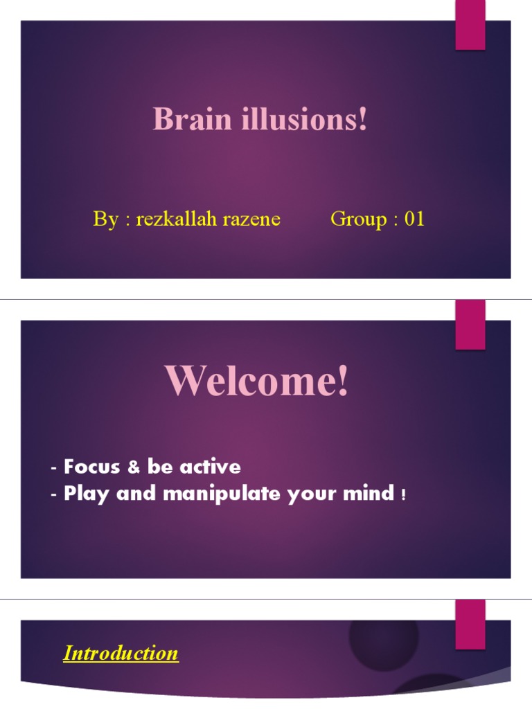 Brain illusions tricks your mind | PDF