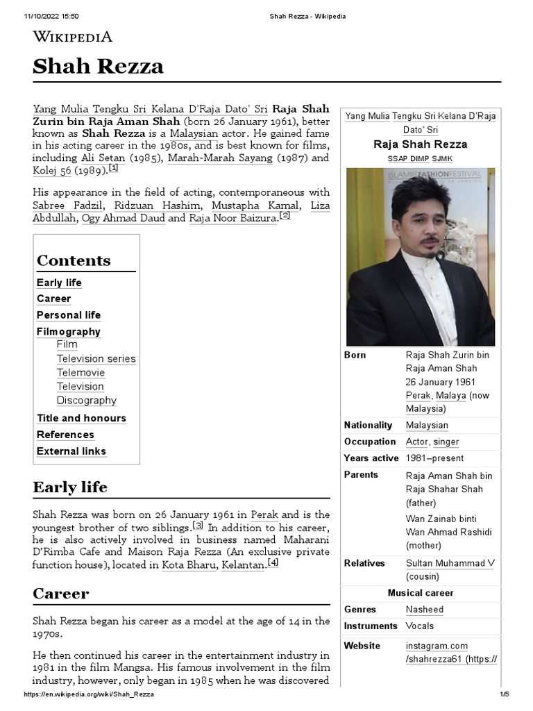 Shah Rezza | PDF | Malaysia