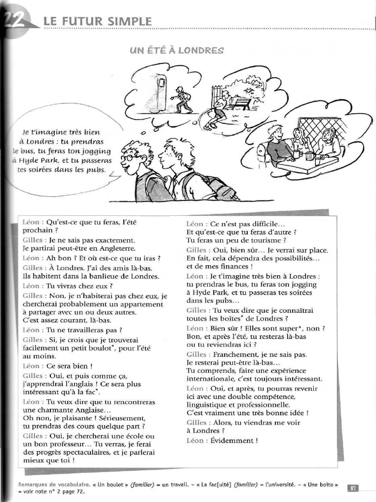 Grammaire en Dialogues Futur Simple | PDF