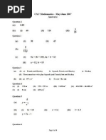 CSEC Past Papers On STATISTICS | PDF | Chart | Statistics
