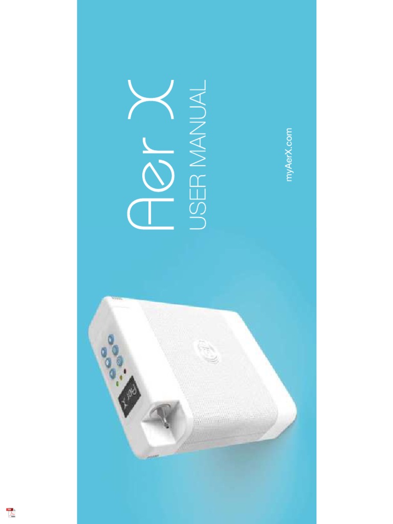 3B Medical 4206 Aer X Portable Oxygen Concentrator User Manual | PDF