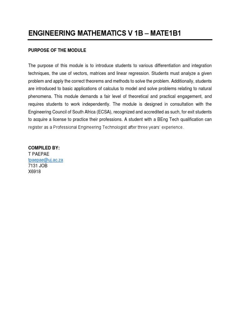 Engineering Mathematics V 1b - Integration-2 | PDF | Trigonometric ...