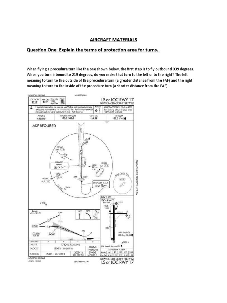 Procedure Turns and Departure Procedures | PDF