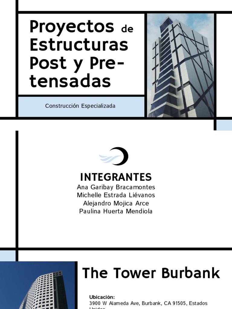 Proyectos de Estructuras Post y Pre - Tensadas | PDF | Imán | Hormigón
