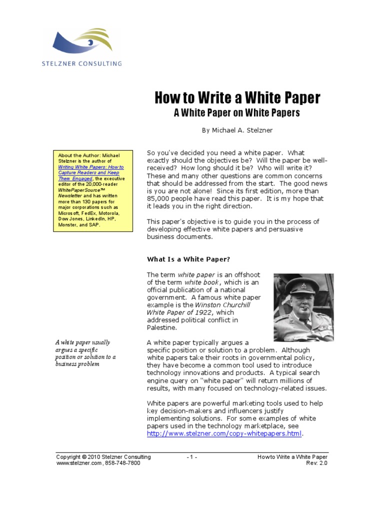 HowTo Whitepaper | PDF | Business | Computers