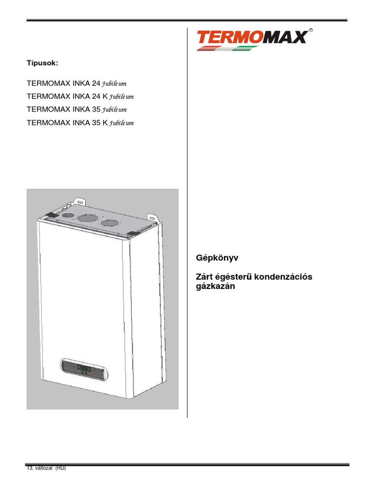 Termomax Inka Jubileum 24,35 Gepkonyv-1 | PDF