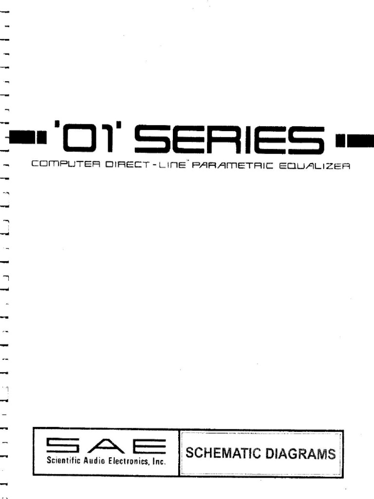 Sae 01 Series E101 Schematic Pdf