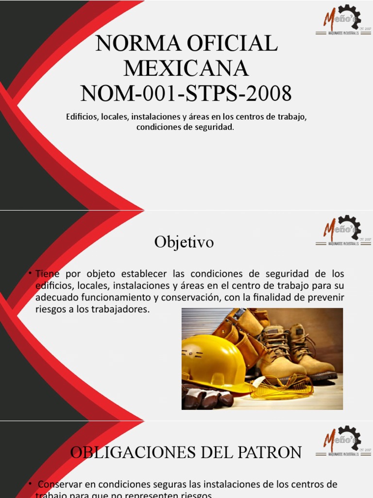 NOM-001-STPS-2008 | PDF