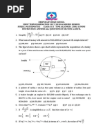 Mathematics Exam Questions For JSS1 First Term | PDF | Test (Assessment ...