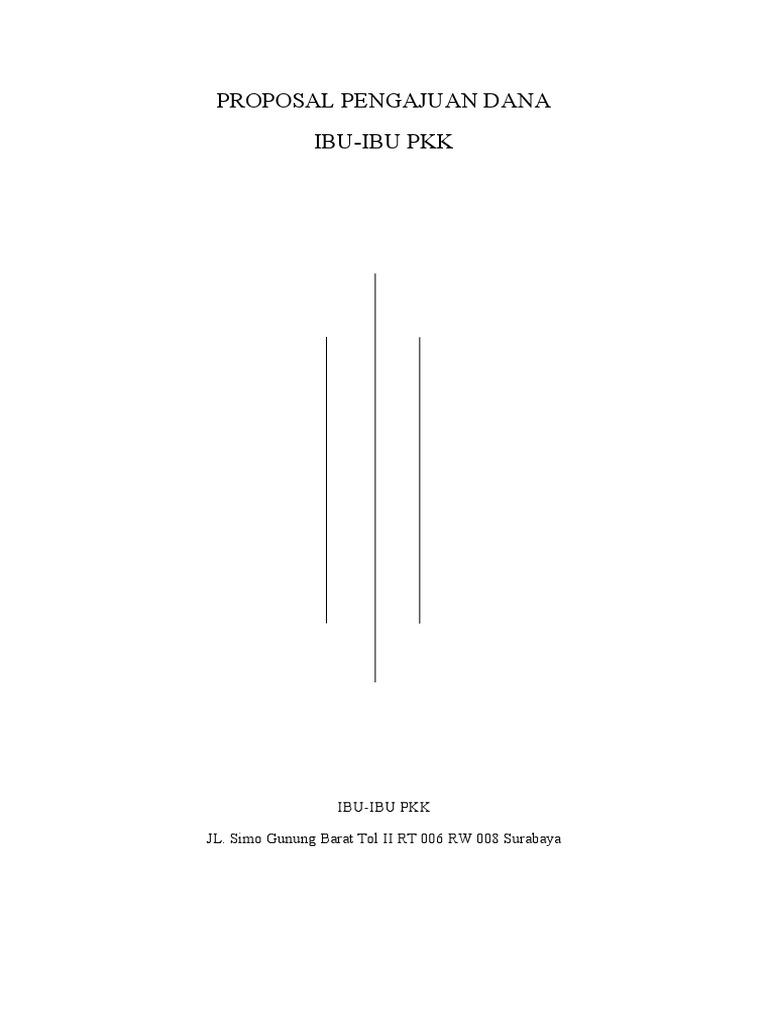PROPOSAL Ibu-Ibu PKK | PDF | Perjalanan | Griya & Taman