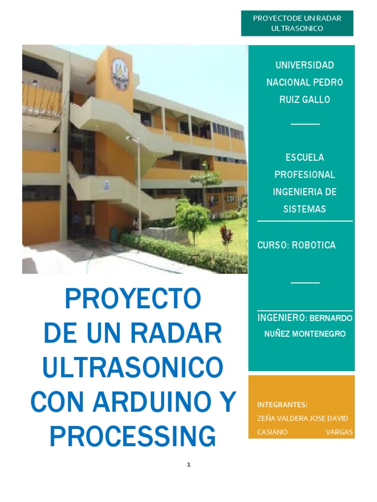 Radar ultrasónico con Arduino y Processing | PDF | Arduino | Radar