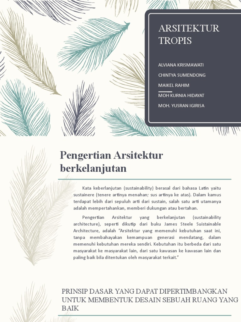 Arsitektur Tropis | PDF