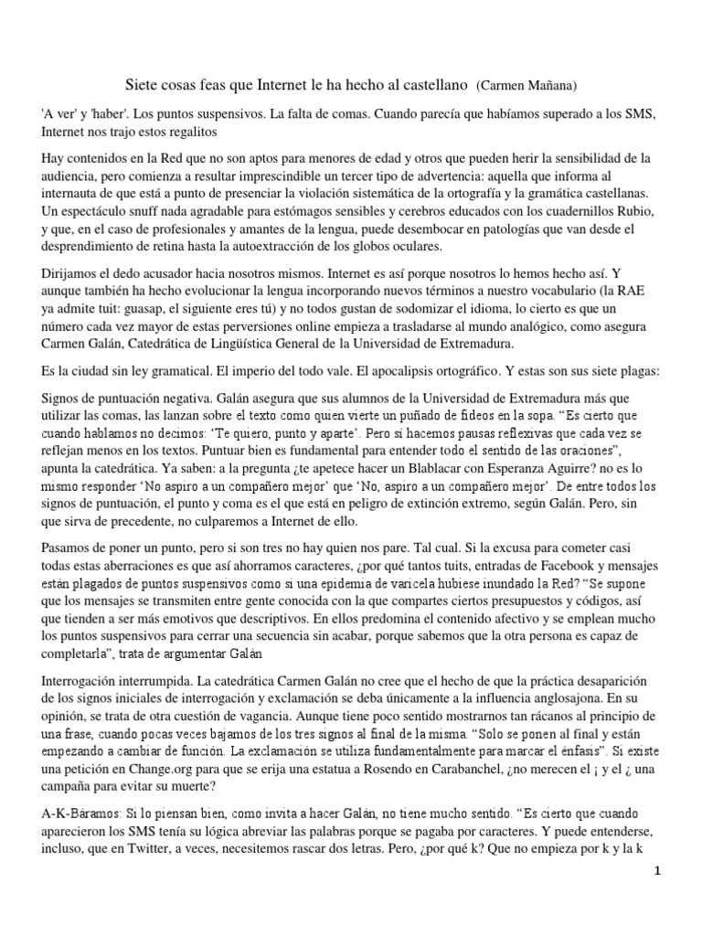 Lectura Reflexiva Con Ejercicios | PDF | Escritura | Lingüística