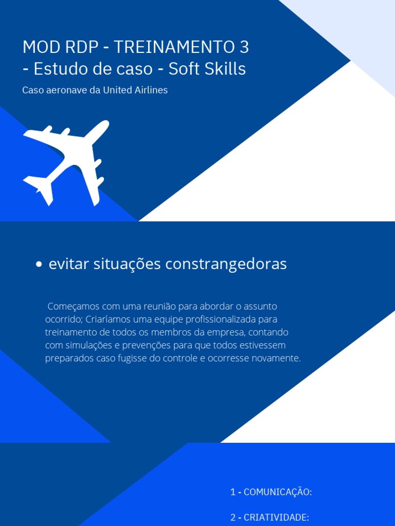 MOD RDP - TREINAMENTO 3 - Estudo de Caso - Soft Skills | PDF ...