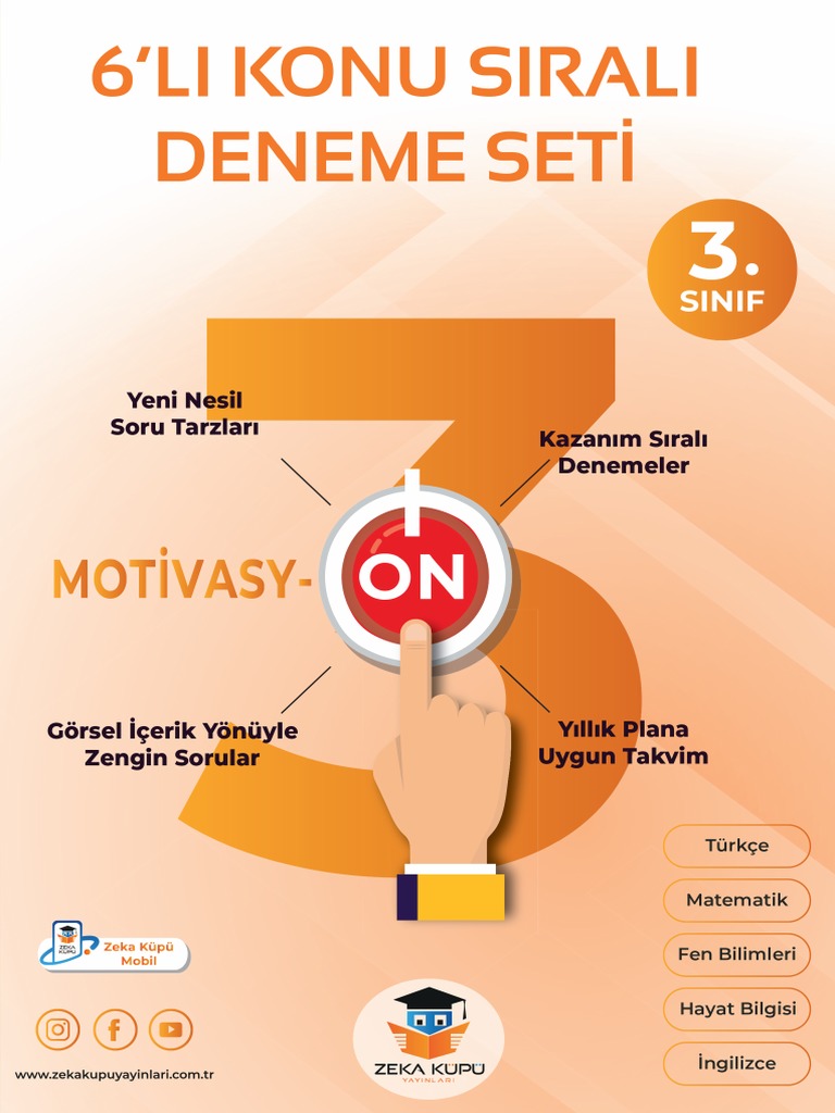 Zeka Küpü 3sınıf 6lı Konu Sıralı Deneme Seti | PDF