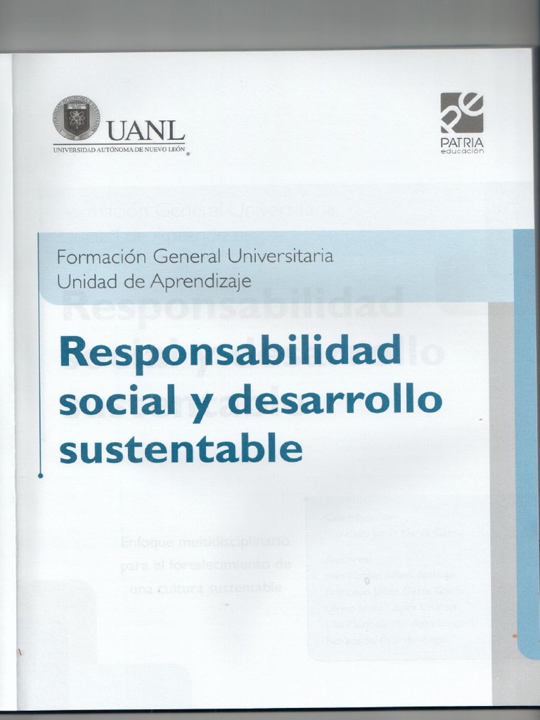 Responsabilidad Social y Desarrollo Sustentable | PDF