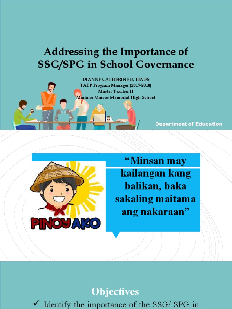 Imprtance of SSG - Calabarzon | PDF | Students' Union | Social Institutions