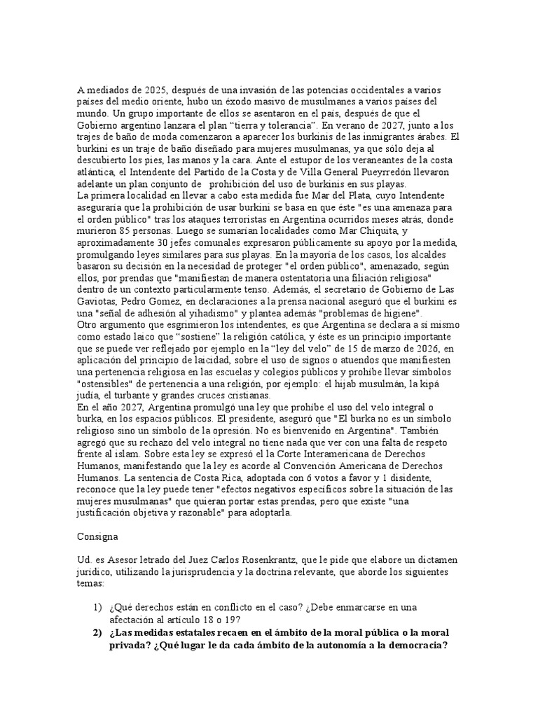 Caso Burkini | PDF Caso Burkini | PDF