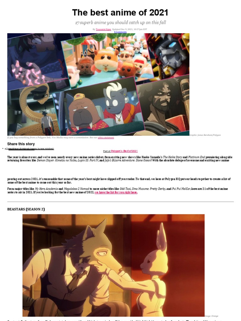 The Best Anime | PDF | Star Wars