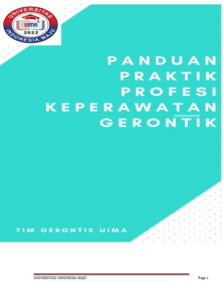 Panduan Stase Gerontik 2022 | PDF