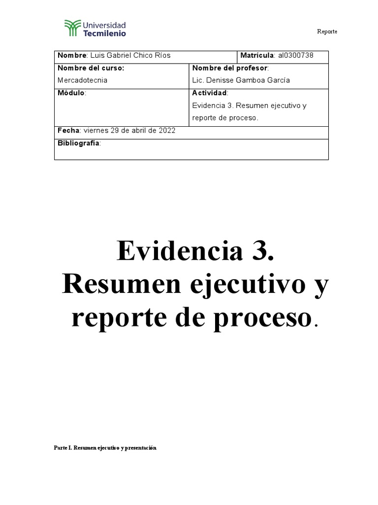 Evidencia 3 | PDF | Marketing | Producto (Negocio)