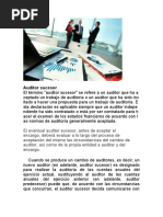 Auditor Predecesor y Sucesor | PDF | Contralor | Auditoría financiera