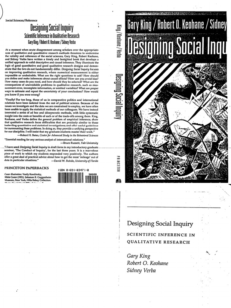 KEOHANE, Robert, KING, Gary & VERBA, Sidney-Designing Social Inquiry 1 ...
