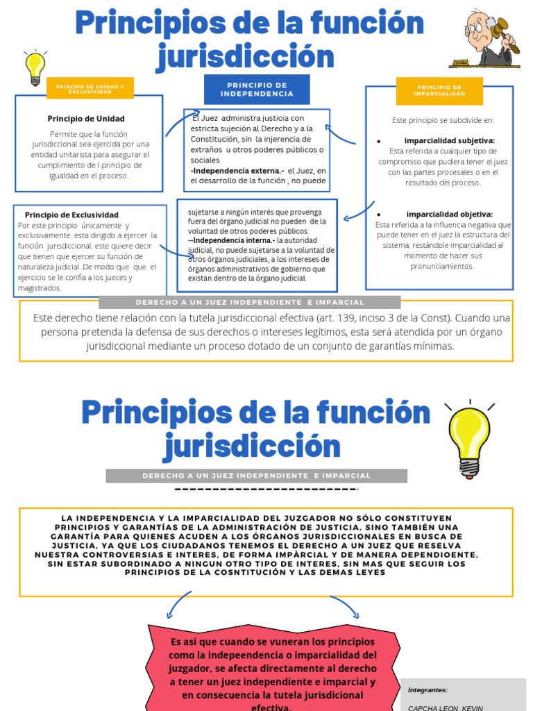 Principios de La Jurisdicción | PDF | Jurisdicción | Juez