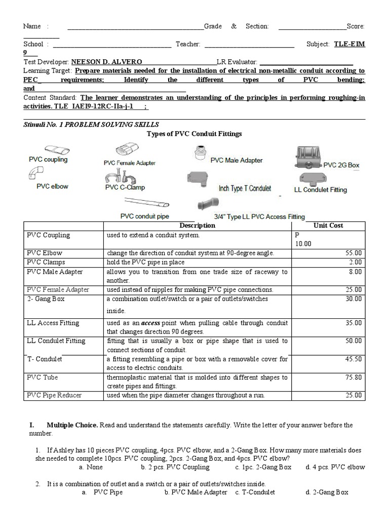 PVC Conduit Installation Guide | PDF | Pipe (Fluid Conveyance ...