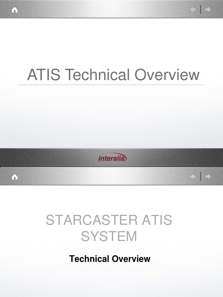 18-TT-000-001-00-EN-85 - ATIS - Tech Overview - Nov 2010 | Download Free PDF | Server (Computing ...