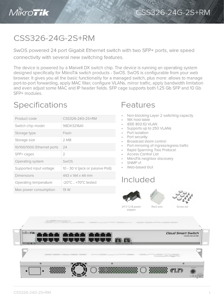 CSS326 24G 2SRM - 220222 | PDF