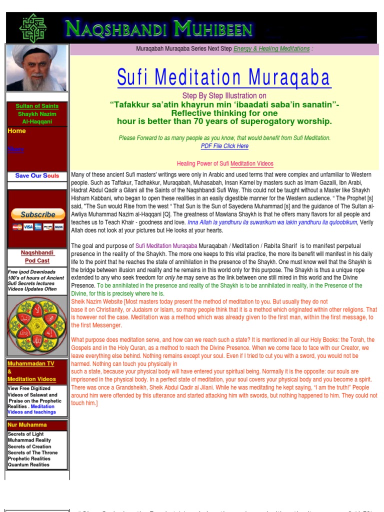 Sufi Muraqaba Meditation Techniques | PDF | Philosophy
