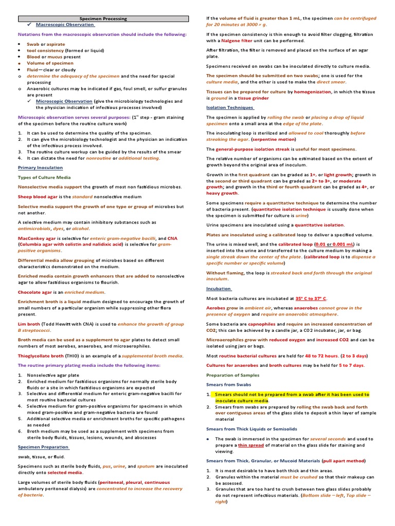 Specimen Processing | PDF | Polymerase Chain Reaction | Agarose Gel ...