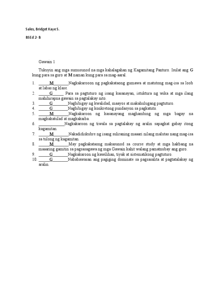 Activity 3 - Tula | PDF