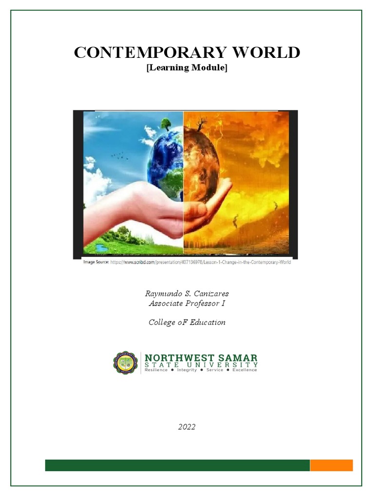 Nwssu - Mod in Contemporary World | PDF | Globalization | Free Trade