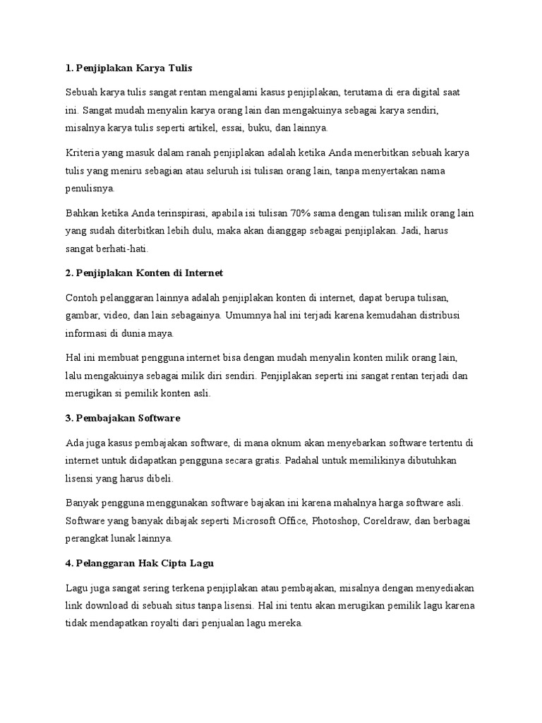 Studi Kasus Hak Kekayaan Intelektual | PDF