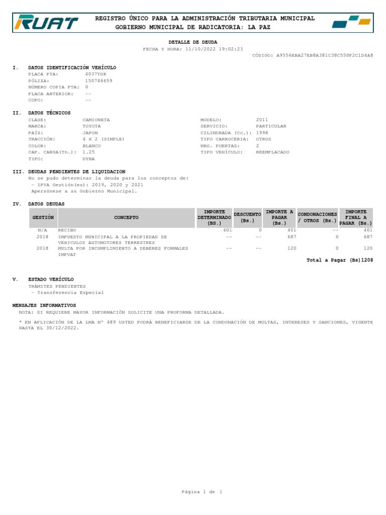 Reporte 4 | PDF | Vehículos