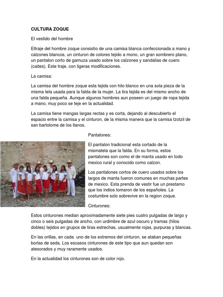 Cultura Zoque | PDF