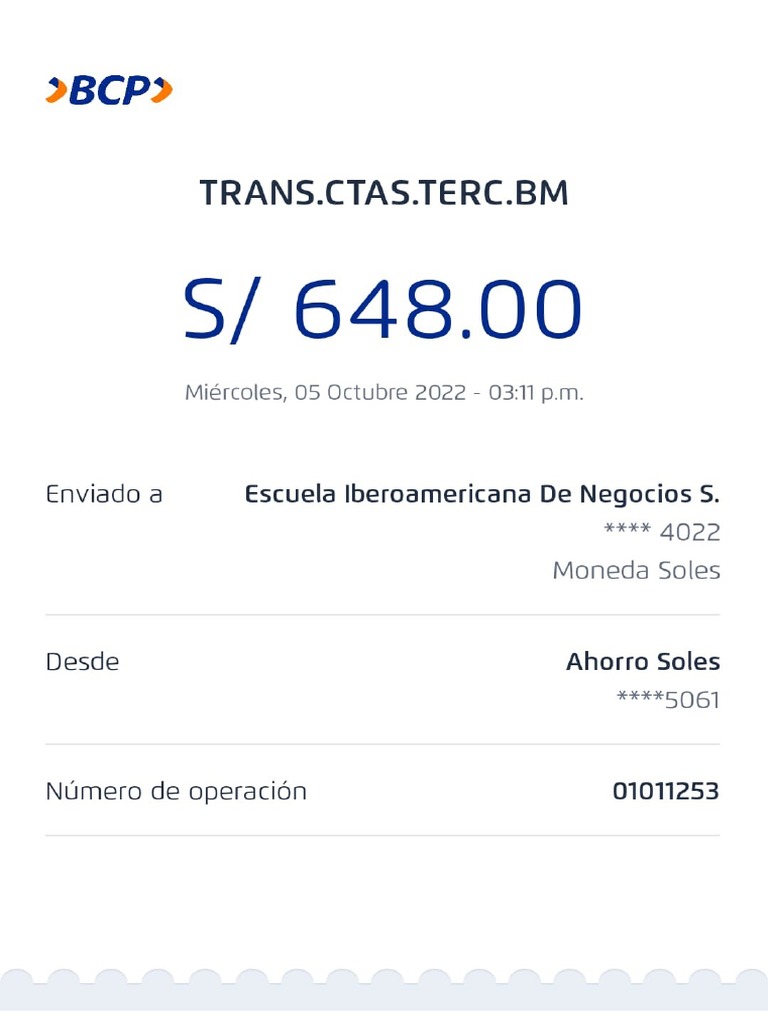 Voucher de Pago | PDF