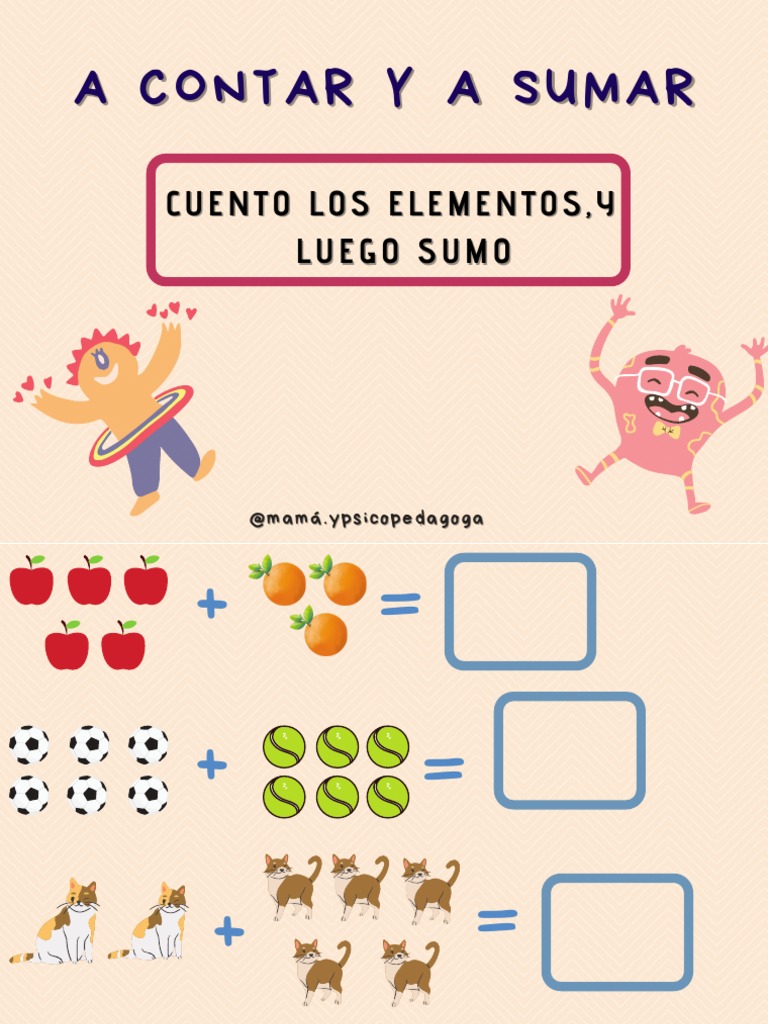 A Contar y A Sumar | PDF | Cocina, comidas y vino | Relaciones ...