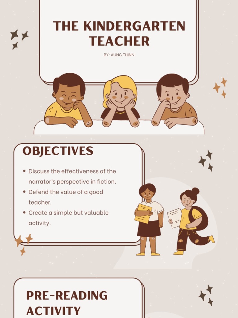 The Kindergarten Teacher (Aung Thinn) | PDF