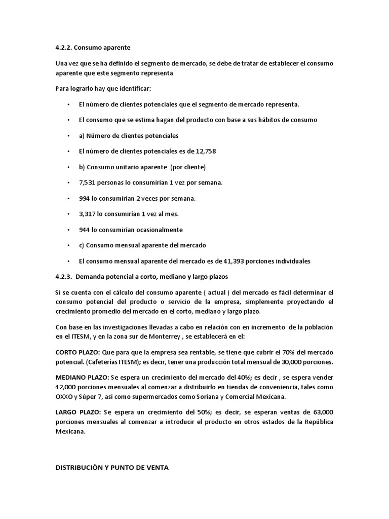 Análisis del Consumo Aparente en Mercados | PDF | Cupón | Economias